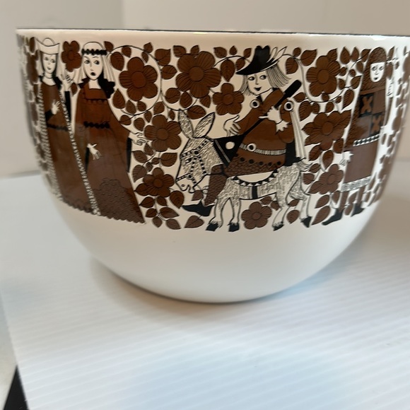 Dining | Mcm Finel Arabia Finland Kaj Franck Enamelware White Bowl ...